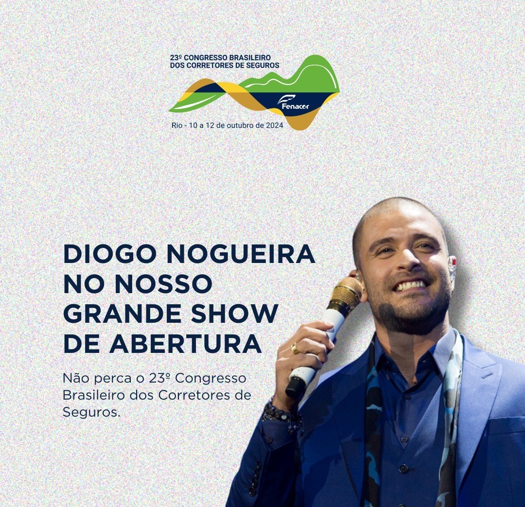 Fenacor anuncia 1ª grande atração do 23º Congresso 23º Congresso, Diogo ...